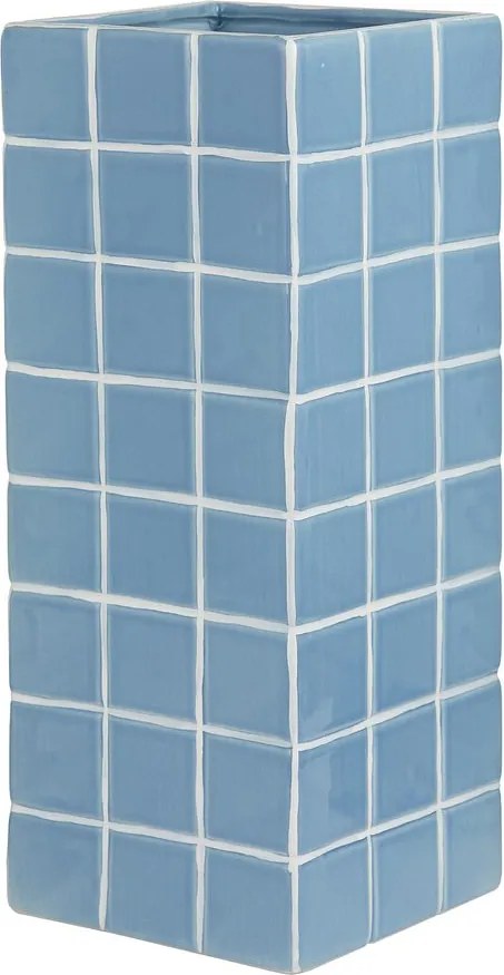 Butlers TILES Váza 33 cm - modrá
