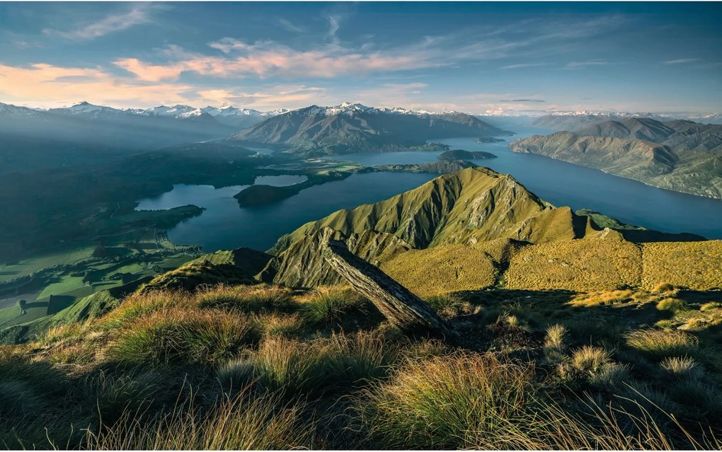 Komar Vliesová fototapeta Zelené horské hřebeny, 450 x 280 cm