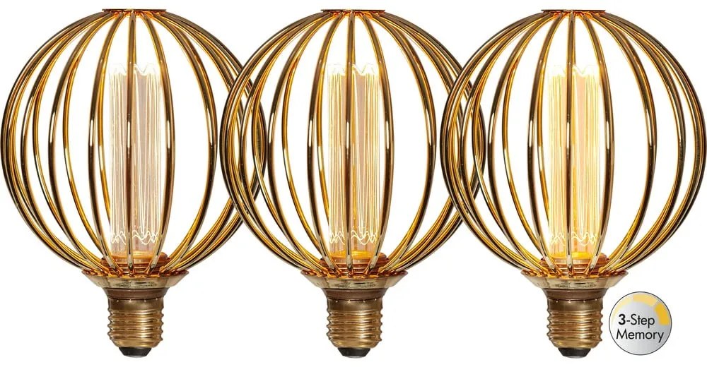 Teplá LED dekorativní stmívatelná žárovka E27, 4 W Soft Glow – Star Trading
