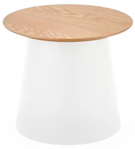 HALMAR AZZURA S konferenční stolek přírodní/bílý