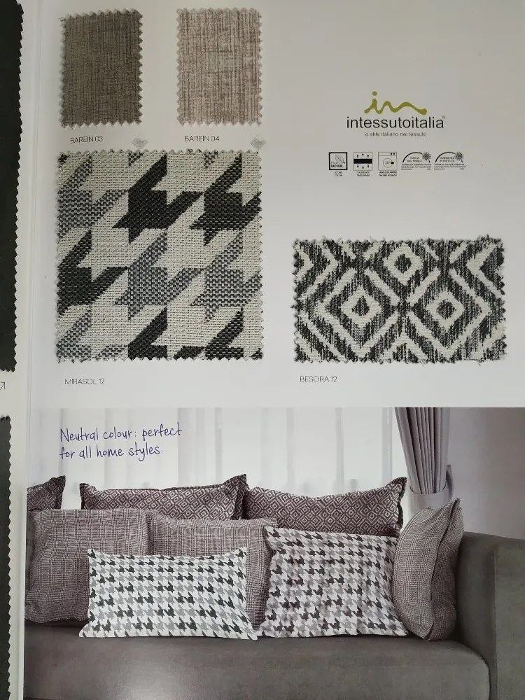 POLYFORMITALIA Moderní rohová sofa Positano Provedení: 2-místná maxi+rohové ukončení, Vzorník látek: alabama06