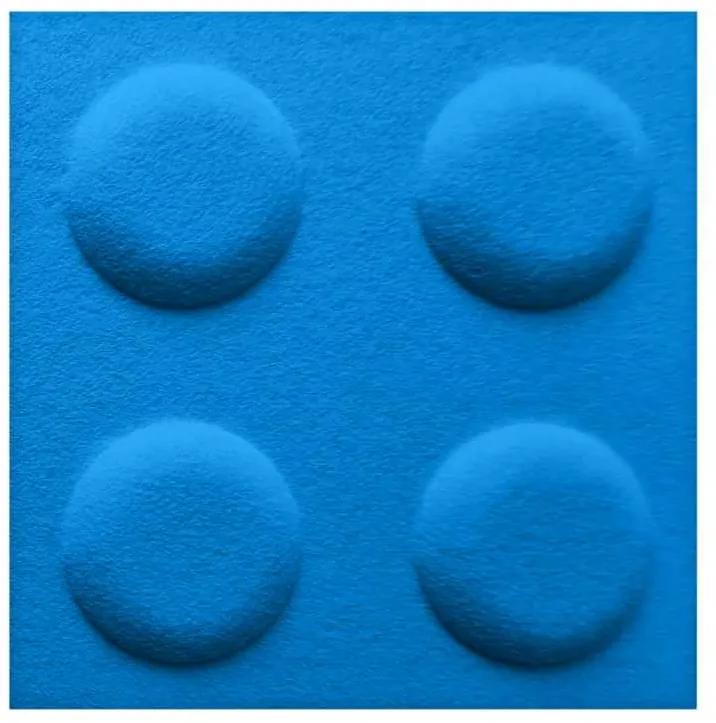 In-Design Akustický dětský 3D obklad kostka 30x30 cm - různé barvy Obkladový panel: Barva: Modrá tmavá