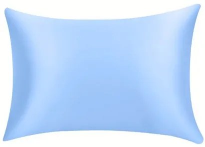 Saténový potah na polštář - 50x74 cm, více barev Barva: světle modrá
