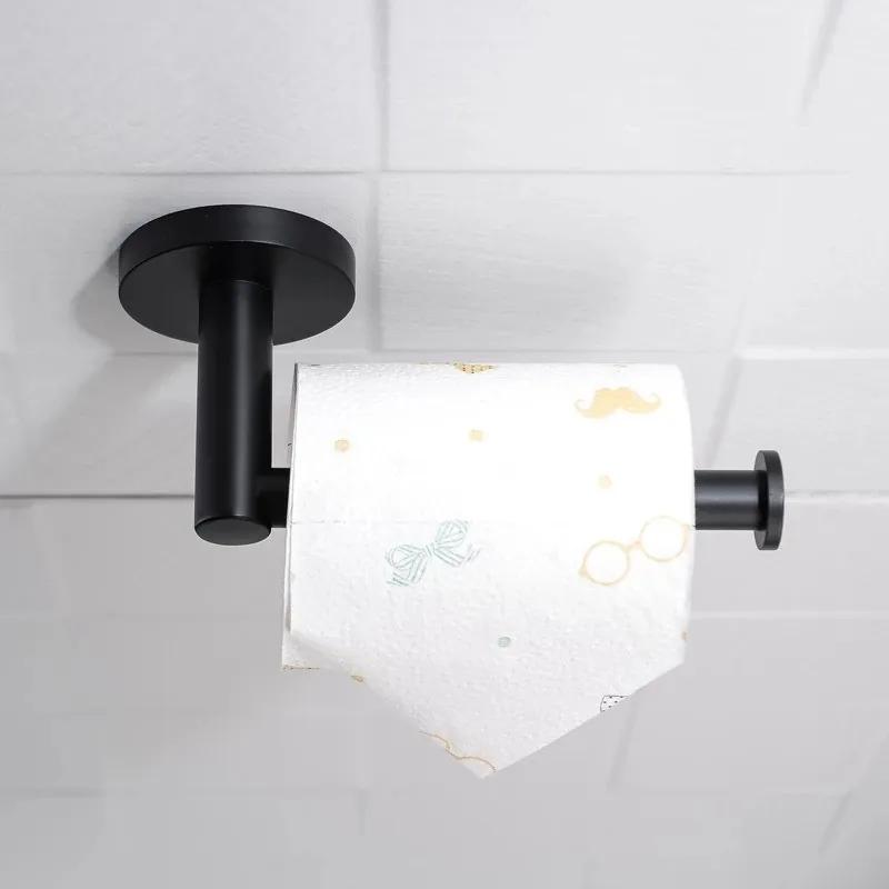 Držák na toaletní papír VOST černý