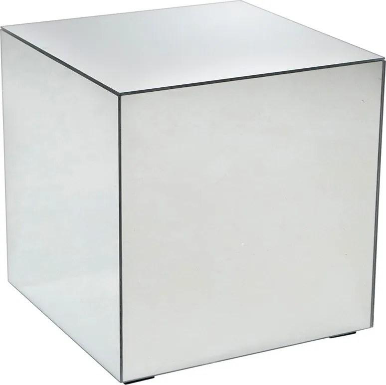Skleněný odkládací stolek 45,5x45,5 cm Cube – Ellos Home