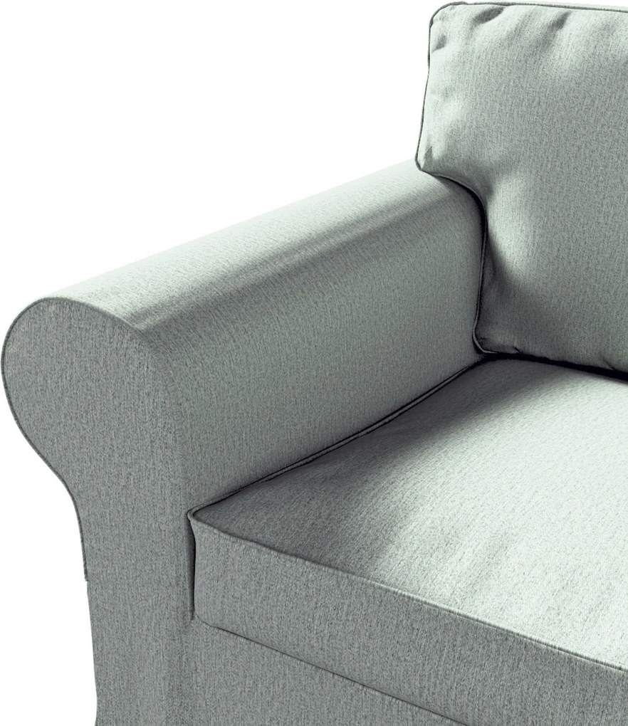 Potah na křeslo IKEA Ektorp barva zelená látka pletený vzor