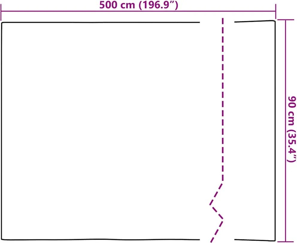Samolepící tapeta na nábytek zlatá vysoký lesk 500 x 90 cm PVC 326149