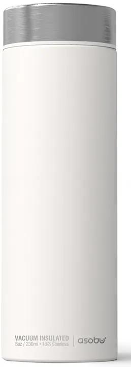 ASOBU luxusní termoska Le Baton white/silver 500ml