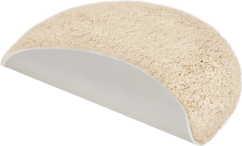 Livarno® Koupelnová předložka, 50 x 80 cm / Ø 70 cm (béžová kulatá)