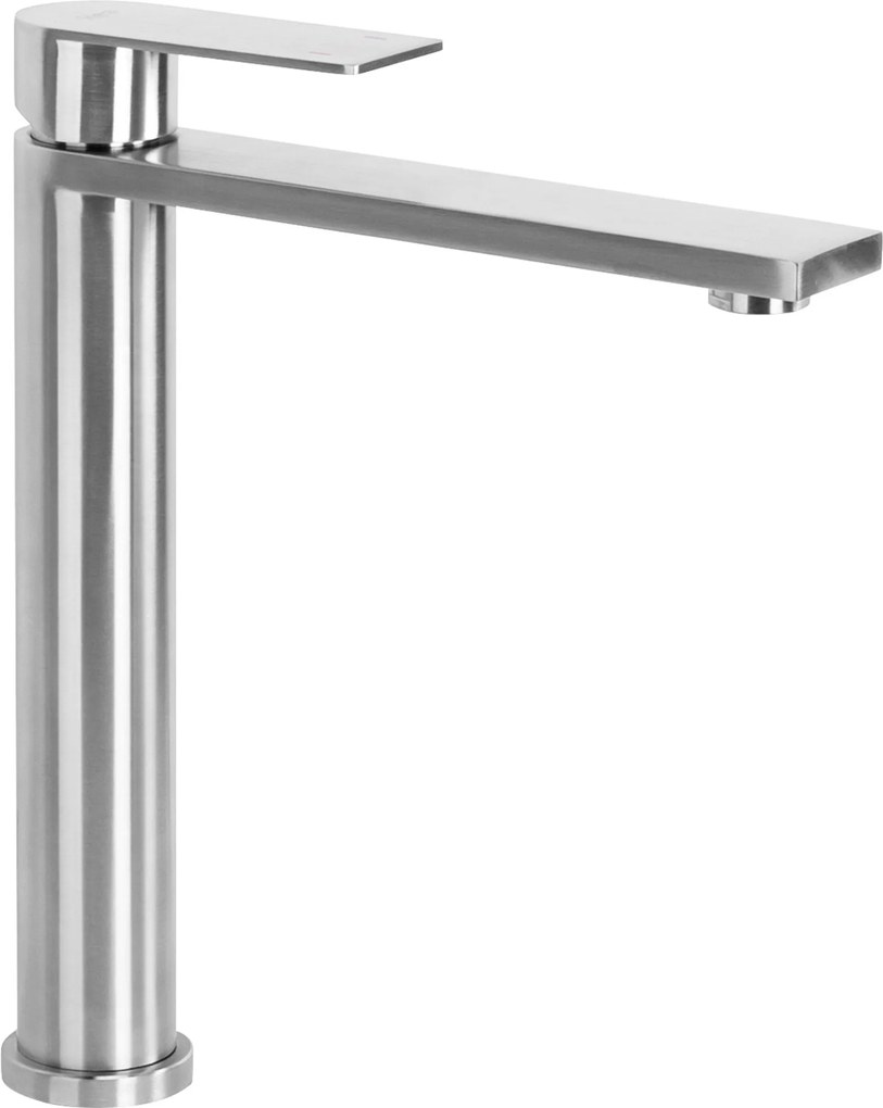 Rea Hunter, vysoká umyvadlová baterie h-270 mm, broušená ocel, REA-B6681