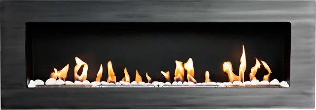 BIO FLAME biokrb Easy L Close Patina Šedá 115x40 cm