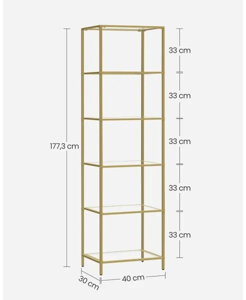 Knihovna GLASY zlatá