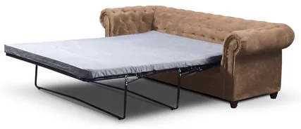 Rozkládací pohovka Infinity Chesterfield III Zelená