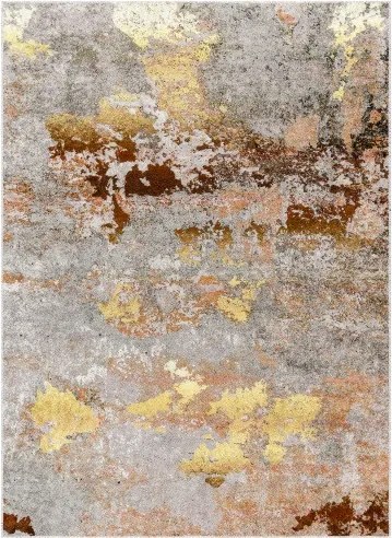 Kusový koberec Miro 51463.802 Abstraction grey/gold, 80x150, viacfarebná, kuchyňa, Dywany Łuszczów