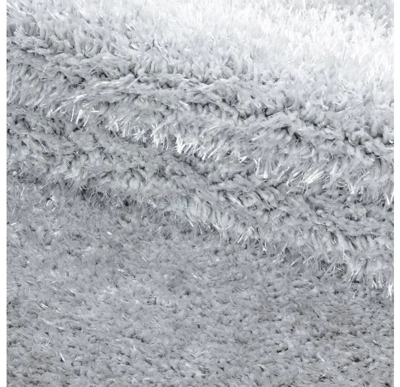 Ayyildiz Kusový koberec BRILLIANT 4200, kulatý, Stříbrná Rozměr koberce: 120 cm KRUH