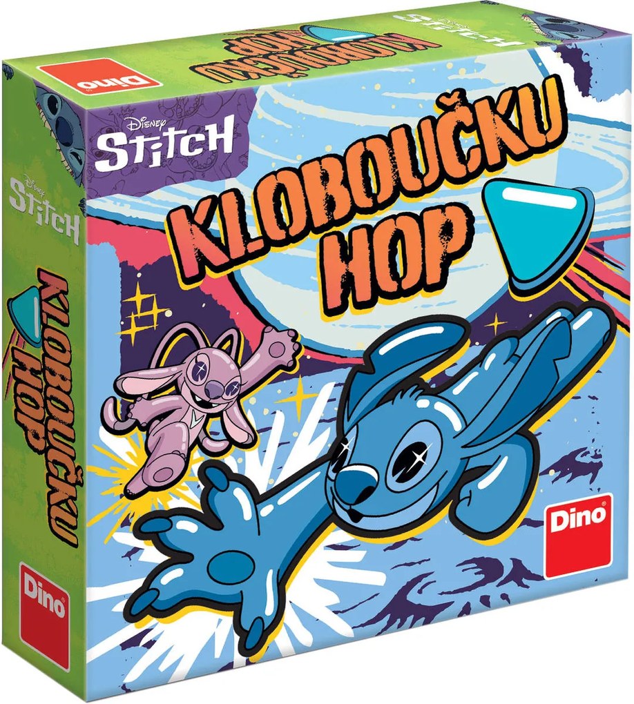 DINO Hra Kloboučku hop! Stitch *SPOLEČENSKÉ HRY* dn624115