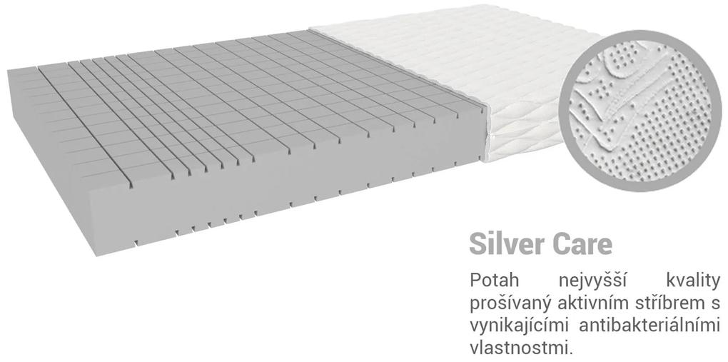 Pěnová matrace Nela 160x200 Potah: Silver Care (příplatkový potah)