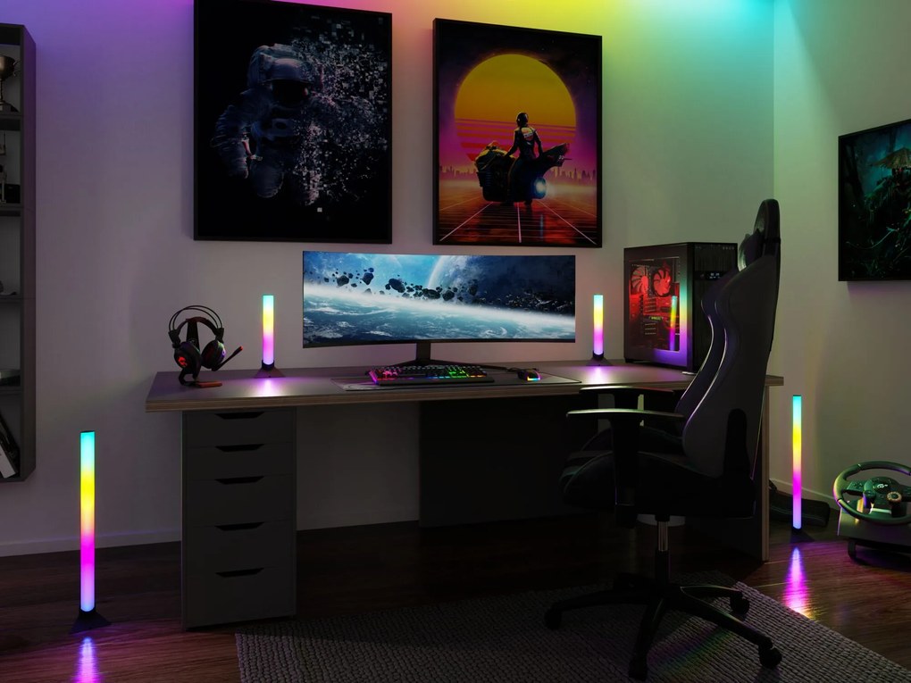 Paulmann 78878 EntertainLED Dynamic, sada 2ks světelných RGB lišt do USB, délka 30cm, 2x0,6W , dálkové ovládání