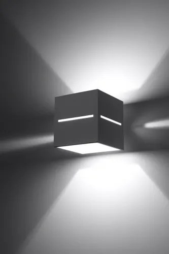 Nástěnné svítidlo SOLLUX Lobo G9 1x40W bez zdroje SL.0205 šedá