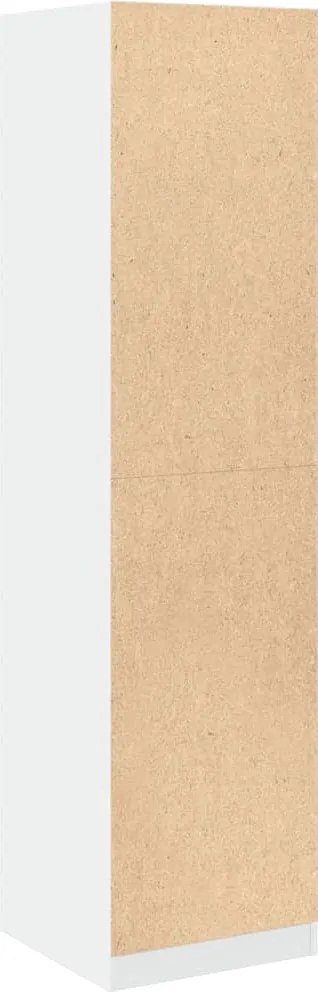 Šatní skříň bílá 50 x 50 x 200 cm kompozitní dřevo 3307711