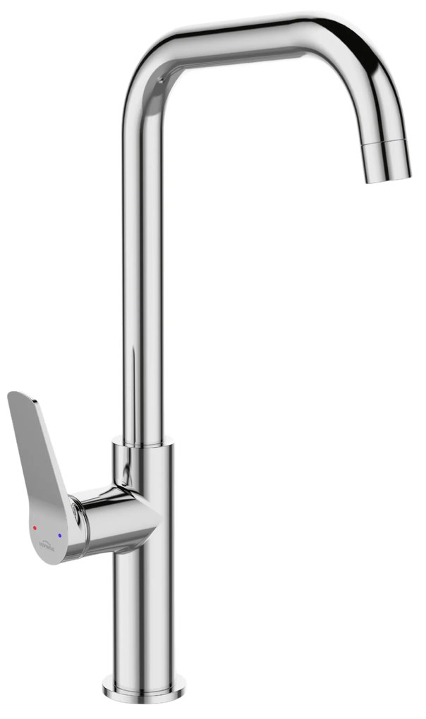 Invena Alonia, vysoká dřezová baterie h-373, chromová, INV-BZ-70-001-V