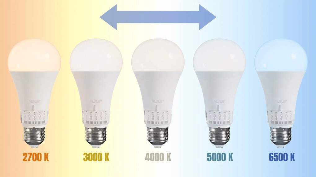 Spectrum LED LED žárovka 5 barev světla GLS E27 230V 13W 5CCT