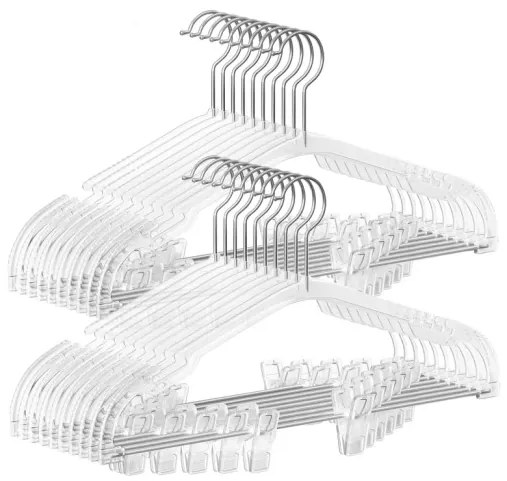 Věšáky na oblečení CRP075W01 (30 ks)