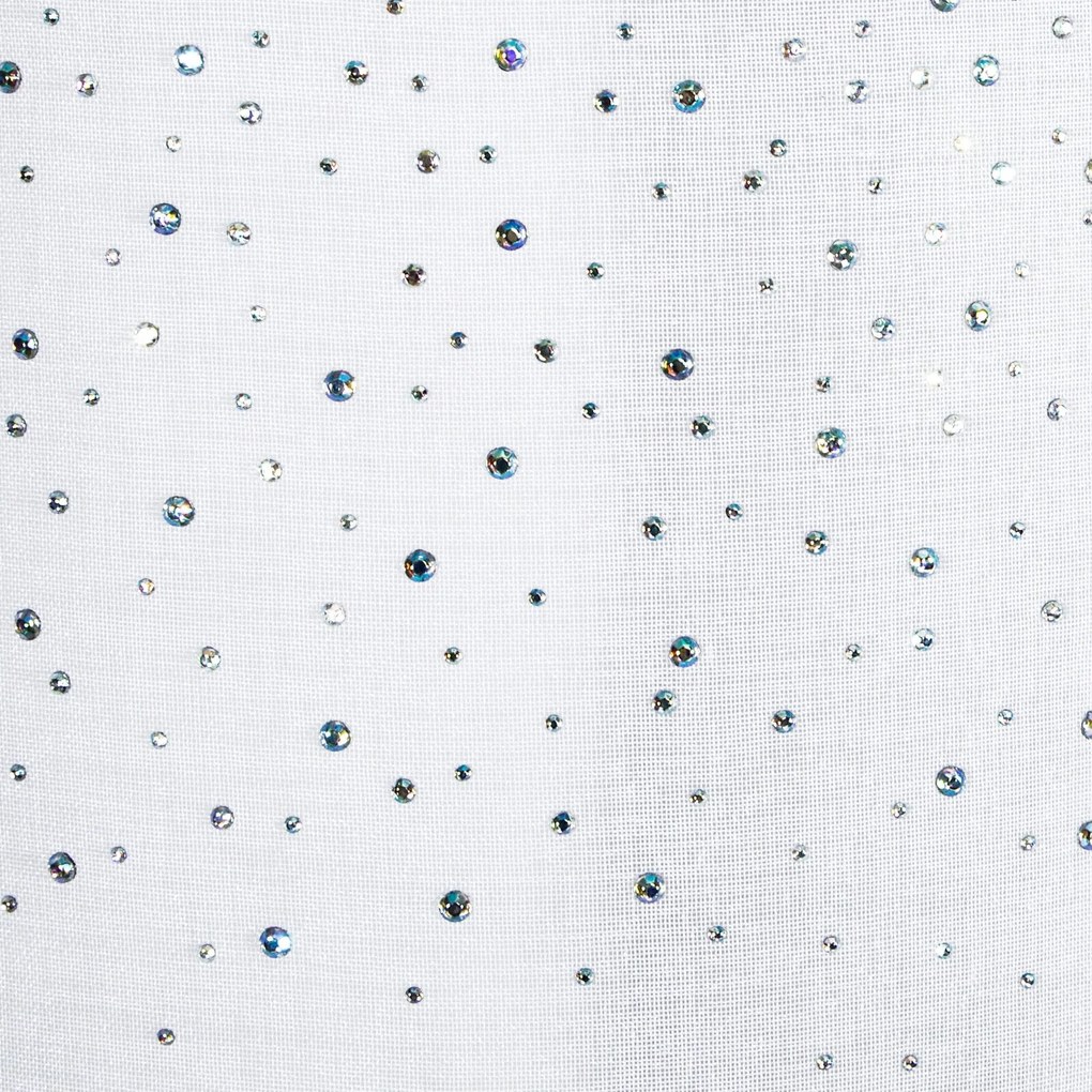 ZÁCLONA NA KROUŽCÍCH MADÍ 140X250 CM BÍLÁ