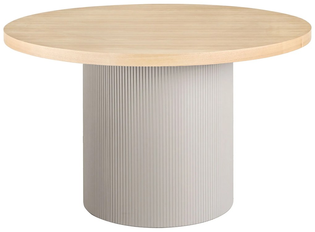 House Nordic Jídelní stůl SOLVA pískový ø120 cm