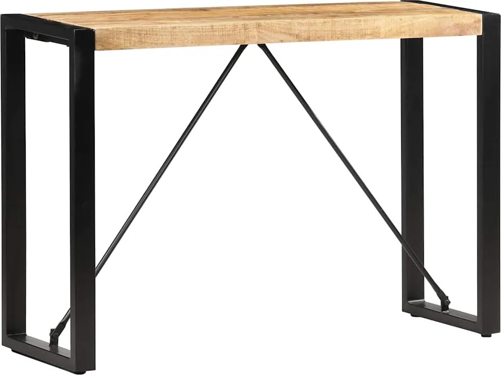 Konzolový stolek 110 x 35 x 76 cm masivní mangovníkové dřevo 285945