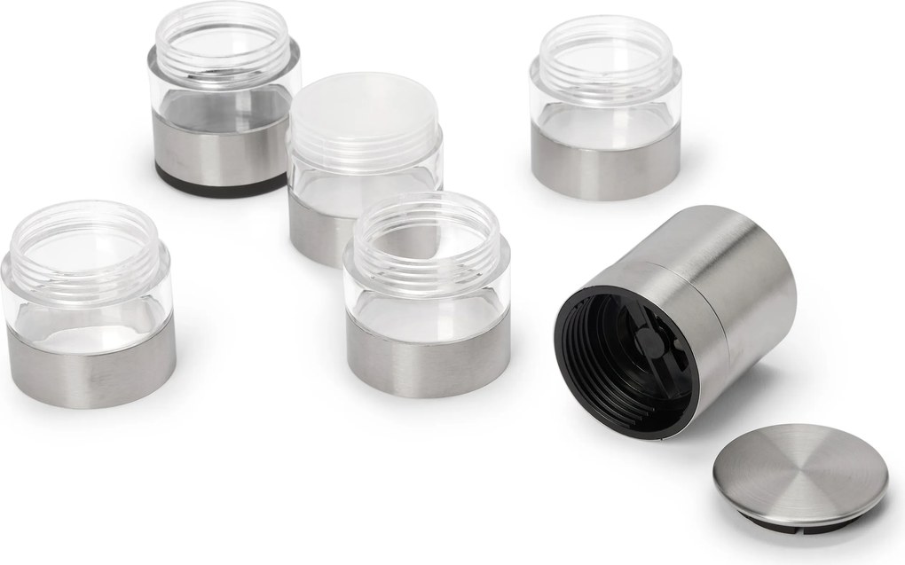 Tchibo - Mlýnek na sůl a pepř - barva: transparent