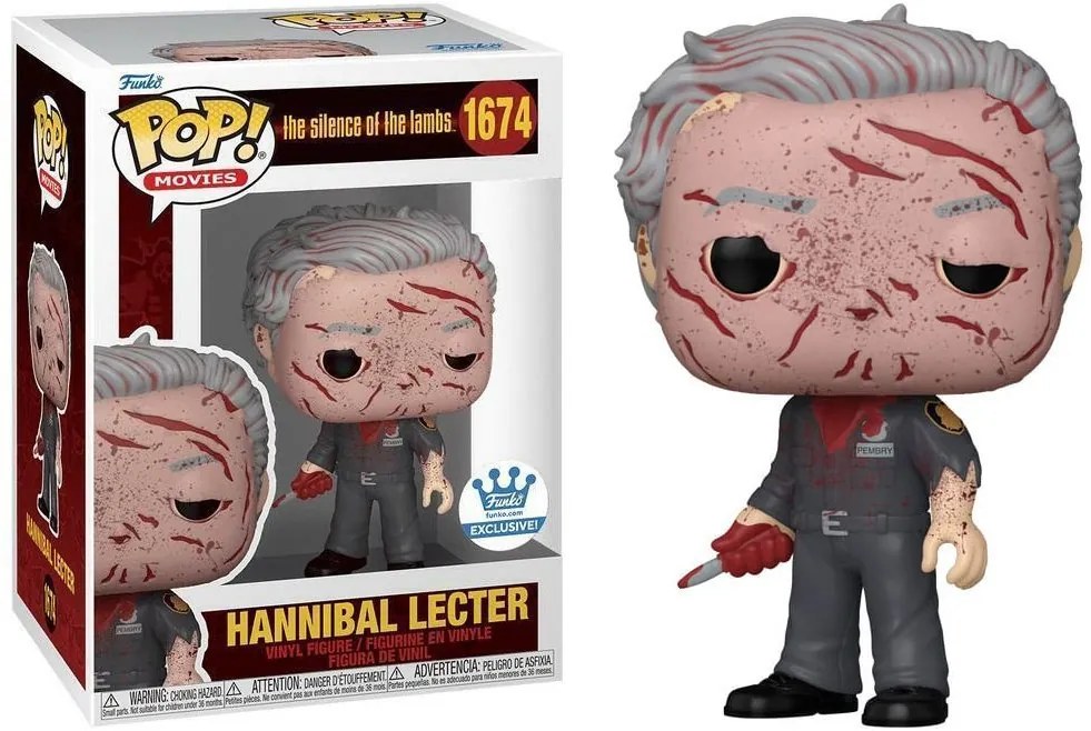 Funko pop! silence of the lambs hannibal lecter as guard 1674