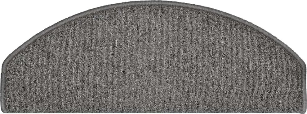 Schodové rohože 30 ks 65 x 24 x 4 cm tmavě šedé, půlkulaté, velké 3365761