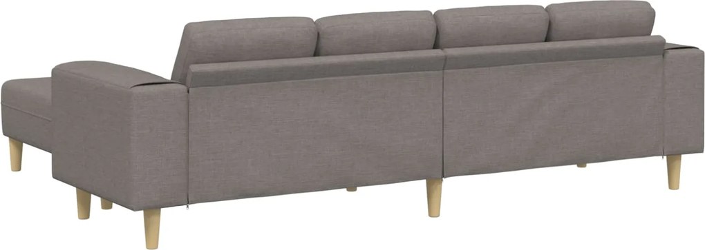 Pohovka do obývacího pokoje 3 ks Taupe Polyester 3335117