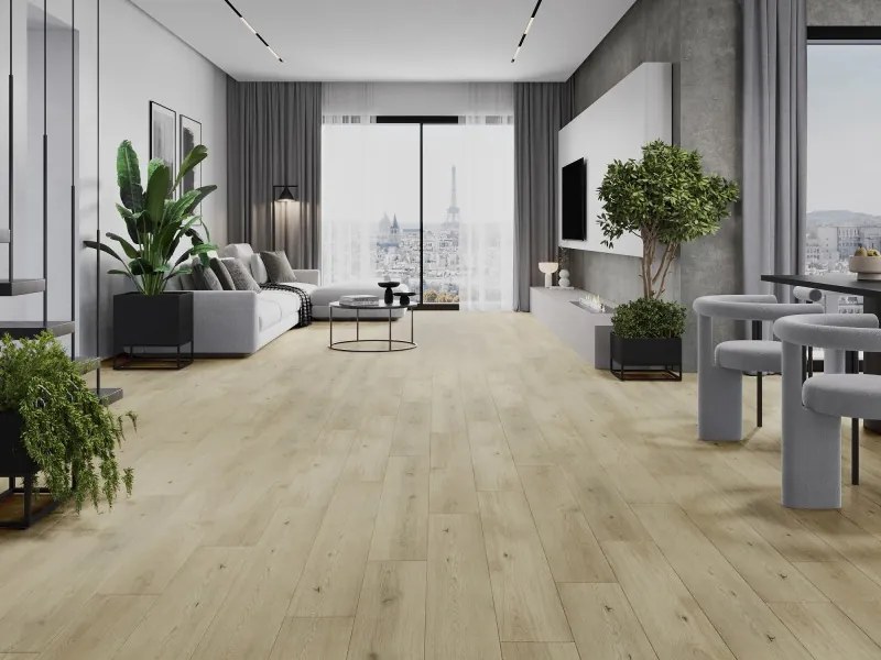 Mexen Calera vinylové panely 1227 x 187 mm LVT Dryback 2,5 mm, PVC podložka, 4 V-spára, Dub - F1320-1227-187-255-4V1-01