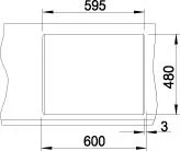 Granitový dřez Blanco METRA 6 antracit s excentrem 516165