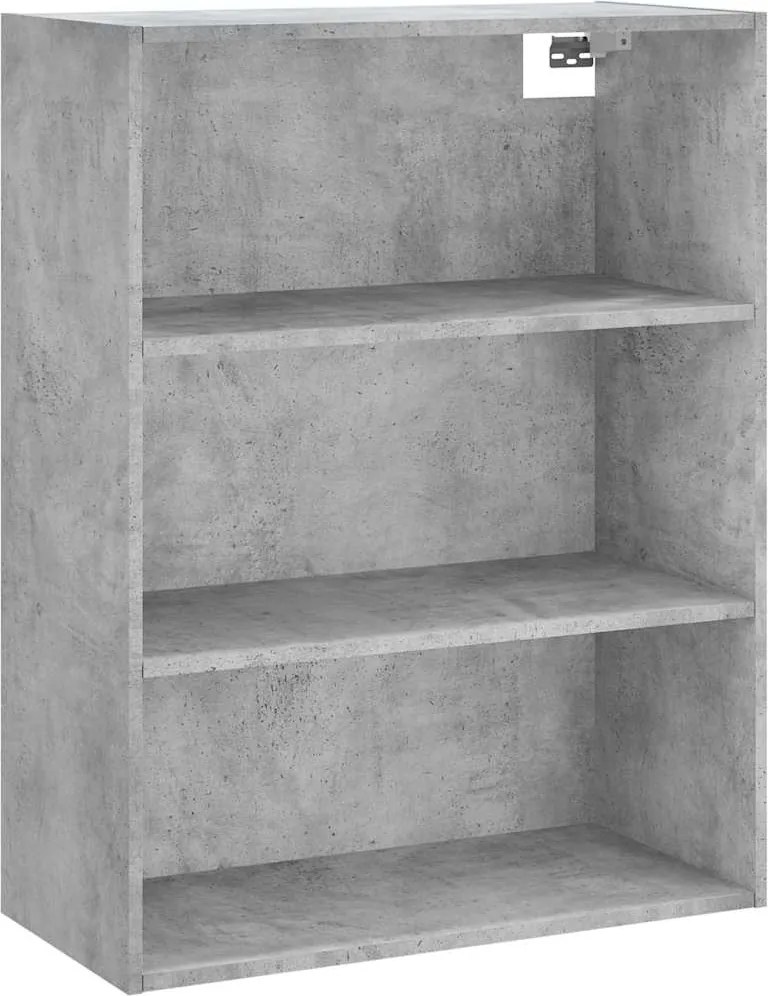 Skříň highboard betonově šedá 69,5x34x180 cm kompozitní dřevo 3189465