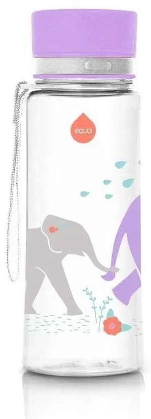 Fialová láhev Equa Elephant, 400 ml