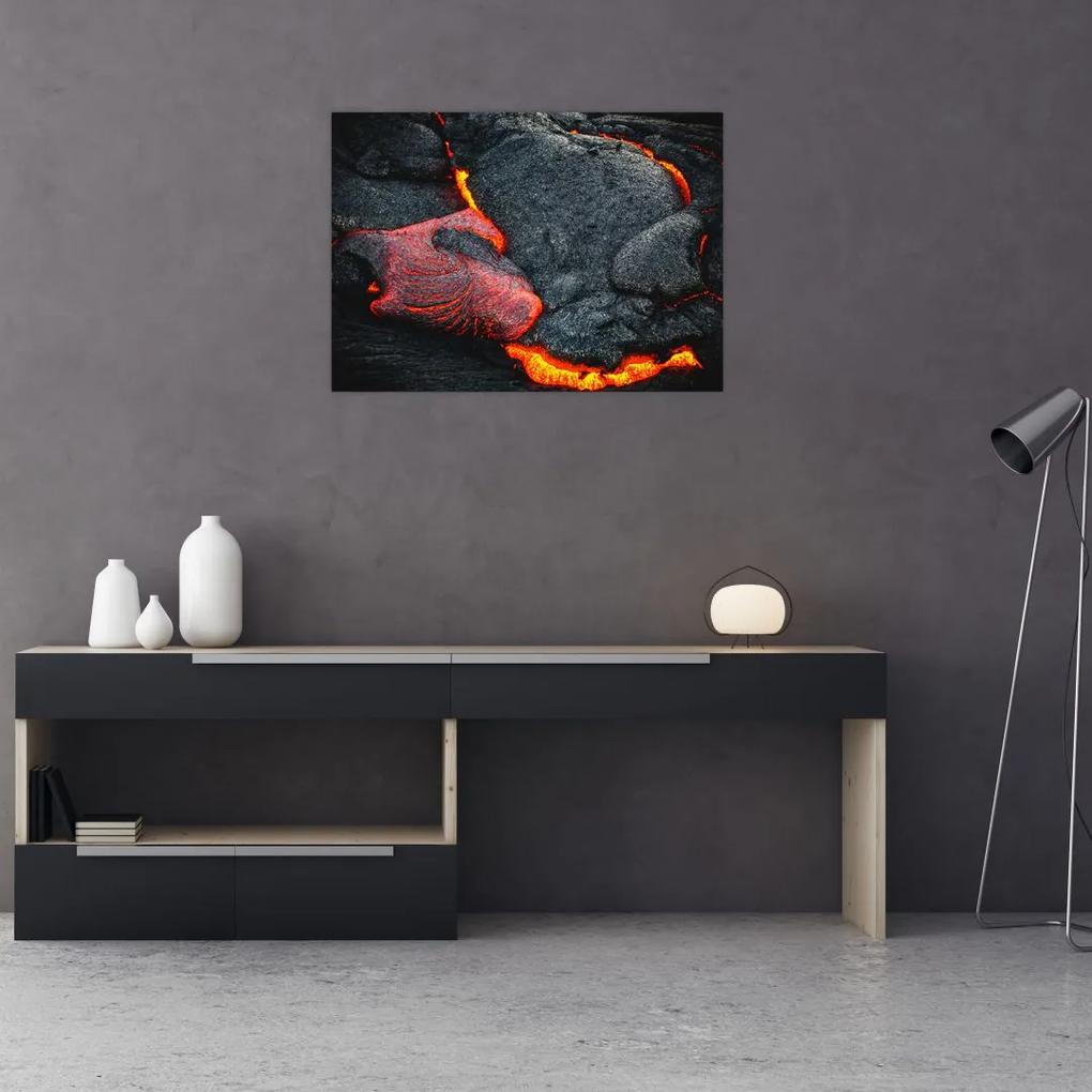 Skleněný obraz - Láva (70x50 cm)
