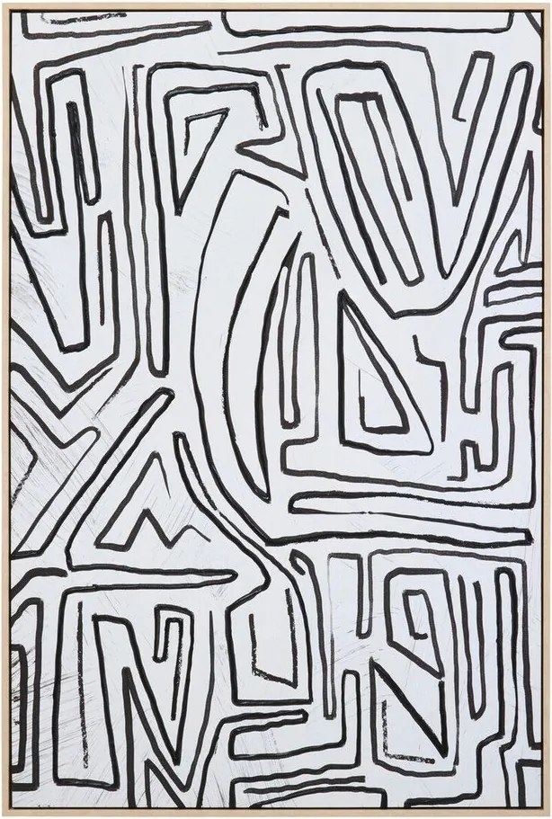 Obraz s rámem/na plátně 83x123 cm Astratto – Premier Housewares