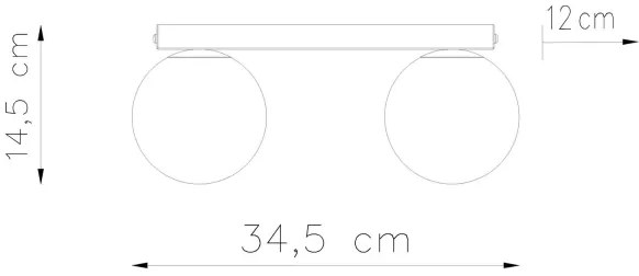 Sollux SL.1147 - Stropní svítidlo YOLI 2xG9/12W/230V bílá
