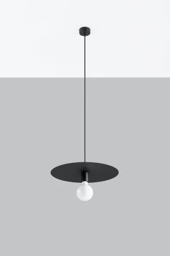 Lustr SOLLUX Flavio E27 1x60W bez zdroje SL.0853 černá