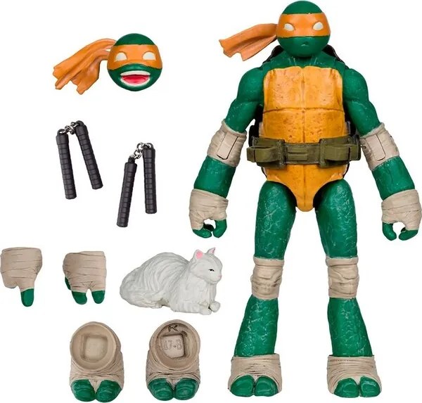 Akční figurka McFarlane Toys TMNT Page Punchers - Michelangelo 13 cm Vícebarevná