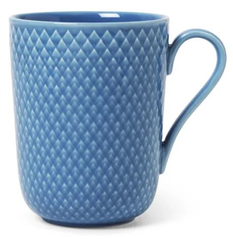 Porcelánový hrnek Rhombe Blue 330 ml Lyngby Porcelaen