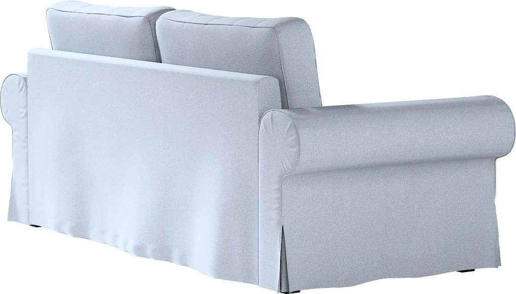 Potah na pohovku IKEA Backabro,  3-místná, rozkládací barva modrá látka pletený vzor
