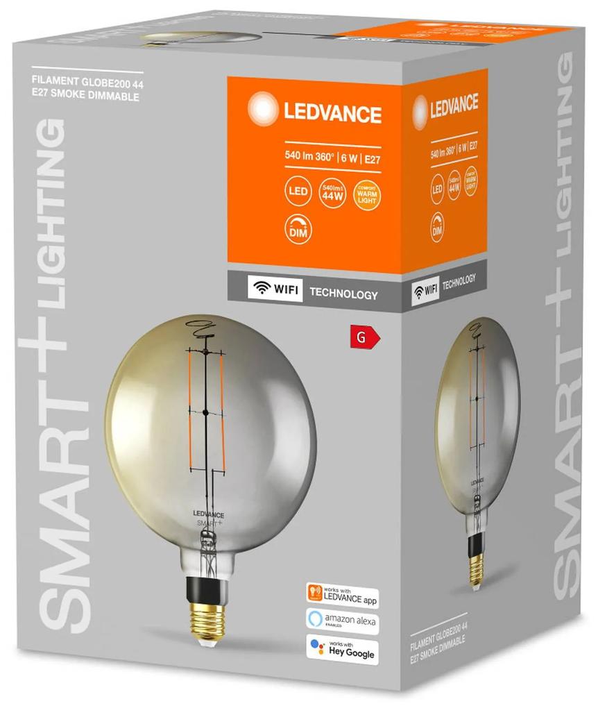 LEDVANCE SMART+ WiFi Filament Globe 42 E27 6W 825