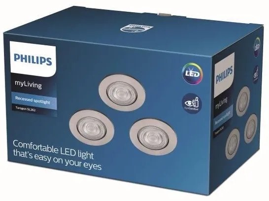 Philips - SADA 3x LED Podhledové svítidlo TARAGON LED/4,5W/230V 2700K