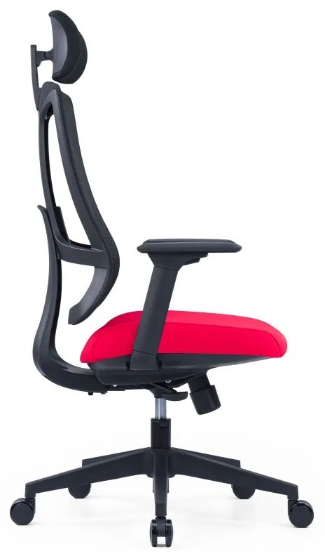 Office Pro Kancelářská ergonomická židle SLIDE — více barev Červená