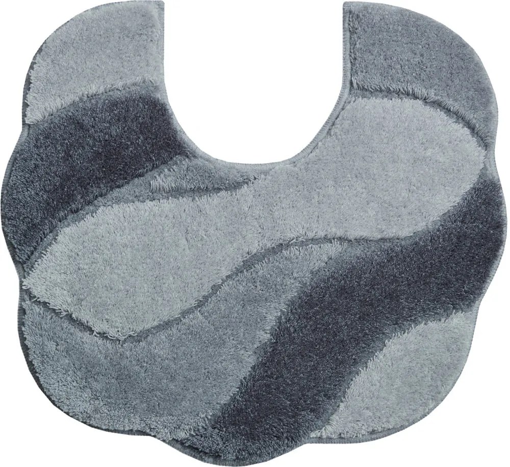 GRUND Koupelnová předložka CARMEN šedá Rozměr: 55x50 cm s výřezem pro WC