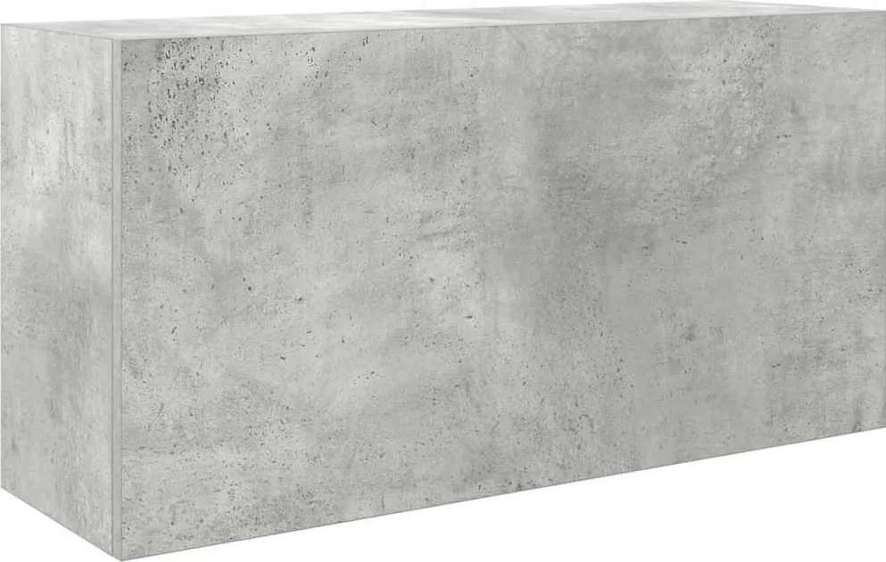vidaXL Koupelnová nástěnná skříňka 80 x 25 x 40 cm kompozit [860093] Barva: šedá sonoma